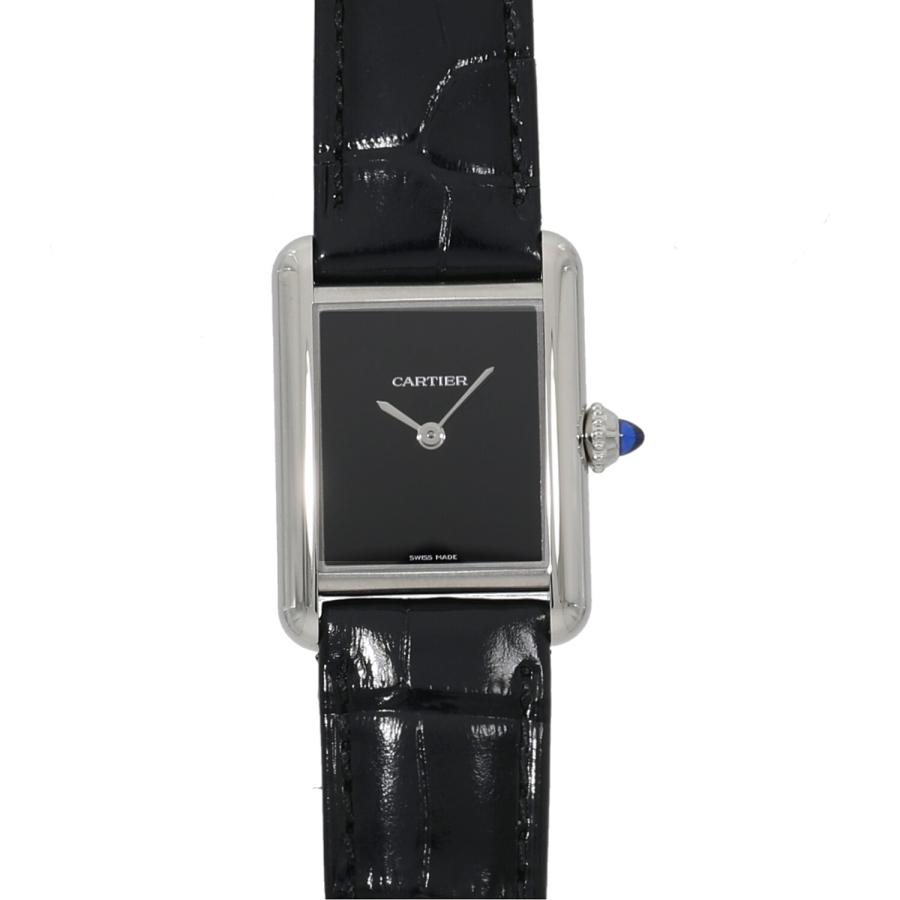 TANK（Cartier） [新品]カルティエ タンク マスト ドゥ カルティエ SM WSTA0071 ブラック レディース 送料無料 腕 ...