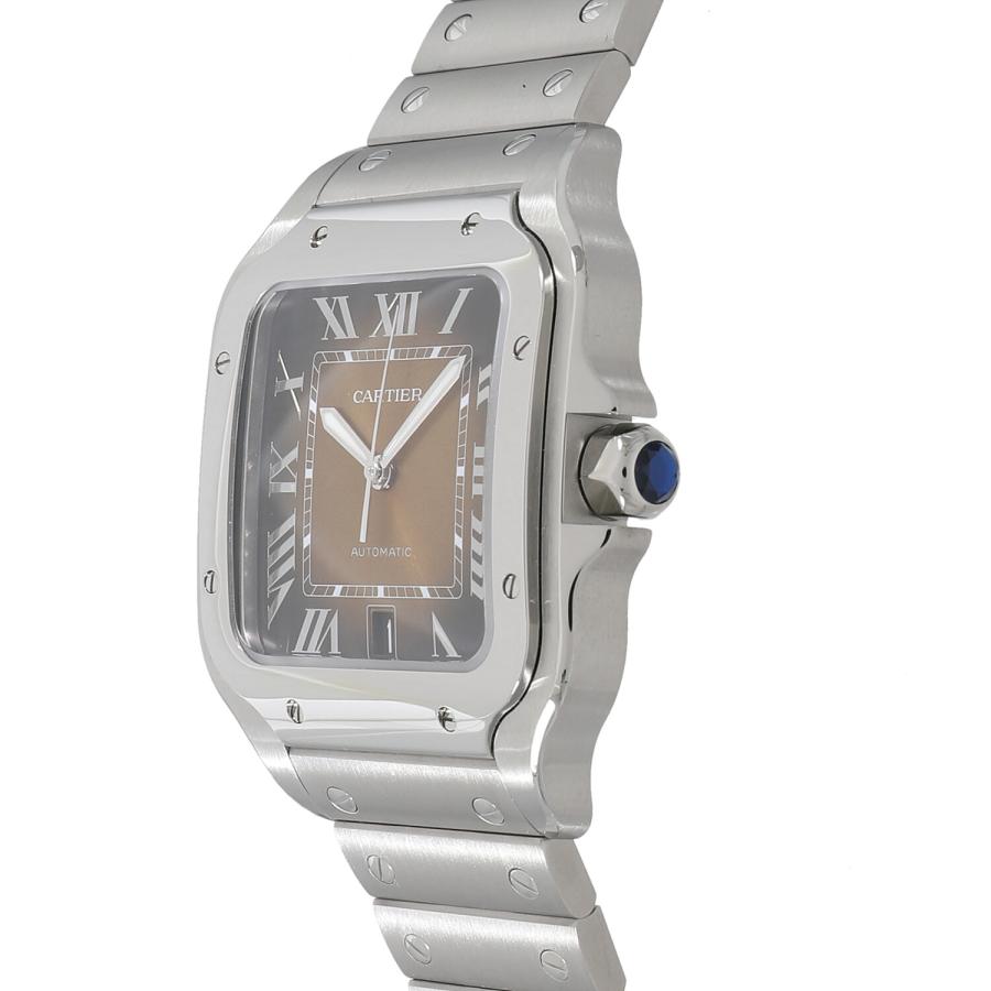 SANTOS DE CARTIER [新品]カルティエ サントス ドゥ カルティエ LM WSSA0064 ブラウン グラデーション メンズ ...