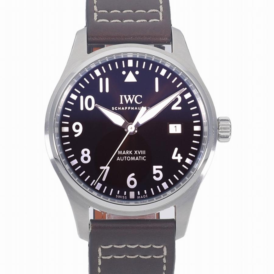パイロット・ウォッチ [未使用]IWC パイロットウォッチ マーク18 アントワーヌ ド サンテグジュベリ ブラウン IW327003 メンズ ...