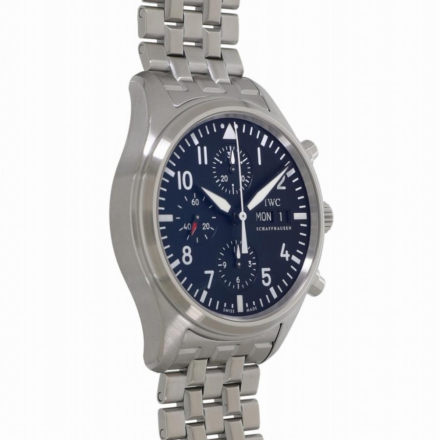 パイロット・ウォッチ [中古]IWC パイロットウォッチ クロノグラフ IW371704 ブラック メンズ 送料無料 腕時計 : れんず ...