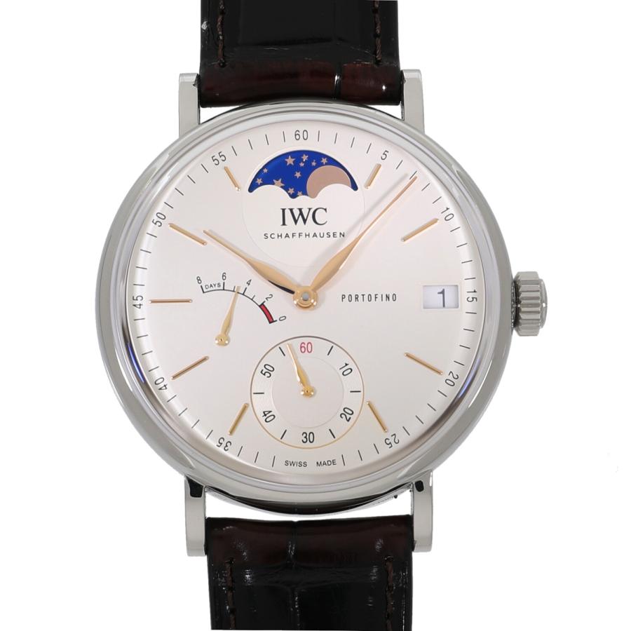 ポートフィノ [新品]IWC ハンドワインド ムーンフェイズ IW516401 シルバー メンズ 送料無料 腕時計 : れんず ヤフー ...