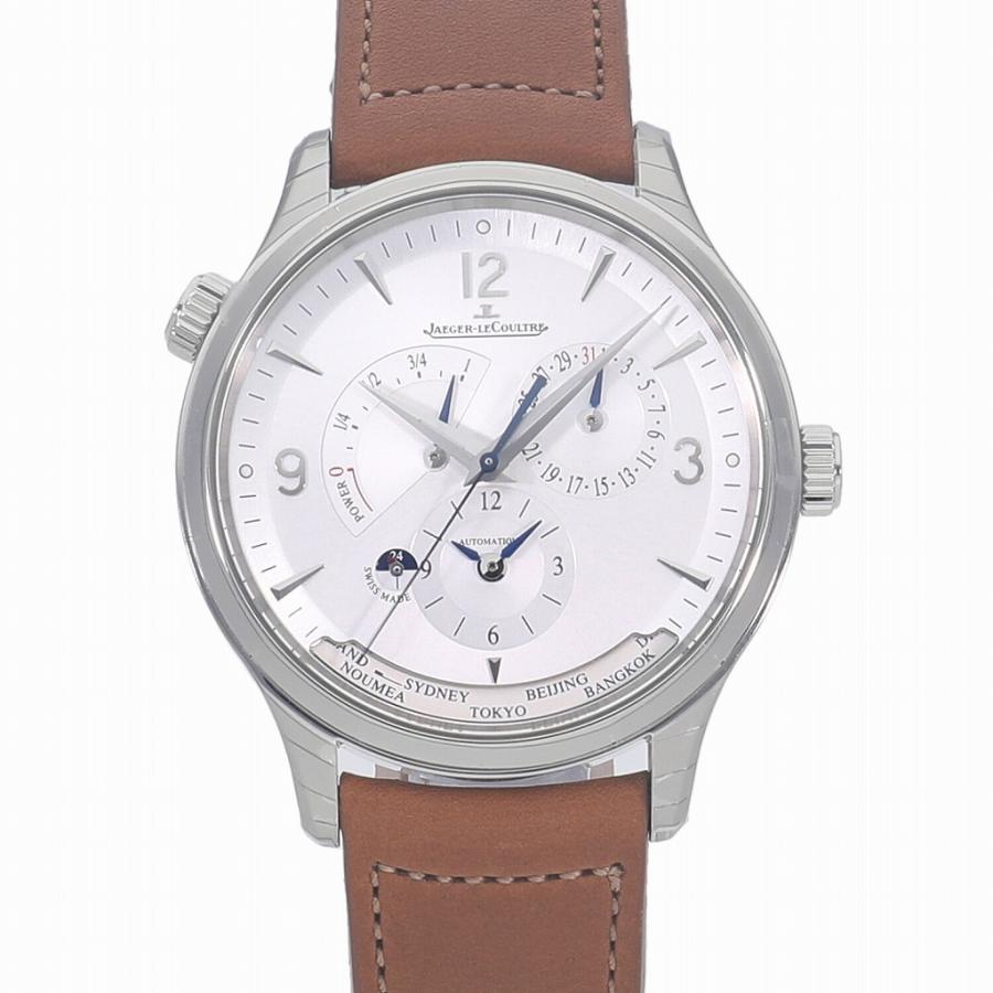 JAEGER-LECOULTRE [新品]ジャガールクルト マスター コントロール ジオグラフィーク シルバー Q4128420 メンズ 送料 ...