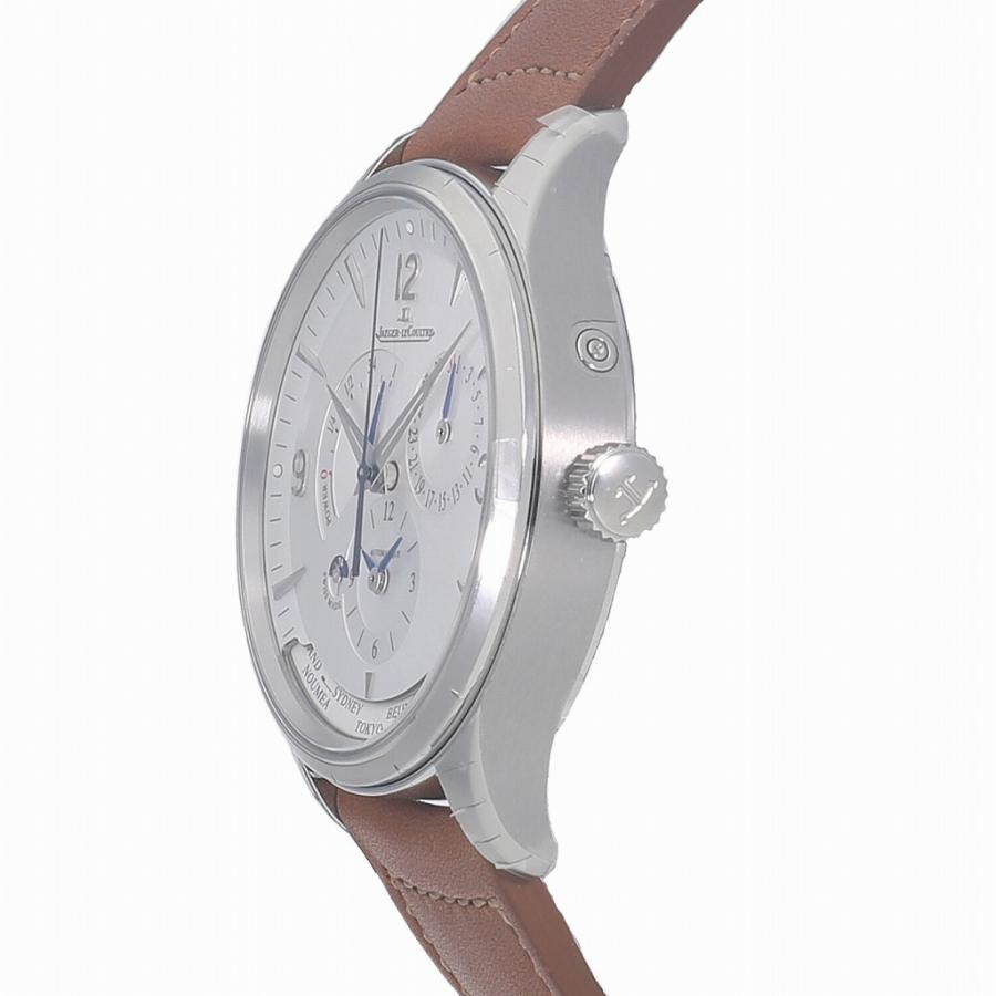 JAEGER-LECOULTRE [新品]ジャガールクルト マスター コントロール ジオグラフィーク シルバー Q4128420 メンズ 送料 ...