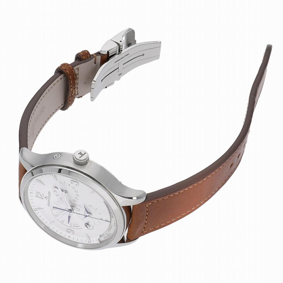 ジャガールクルト マスター コントロール ジオグラフィーク シルバー Q4128420 / 830.8.A9.S 中古 メンズ 送料無料 腕 ...