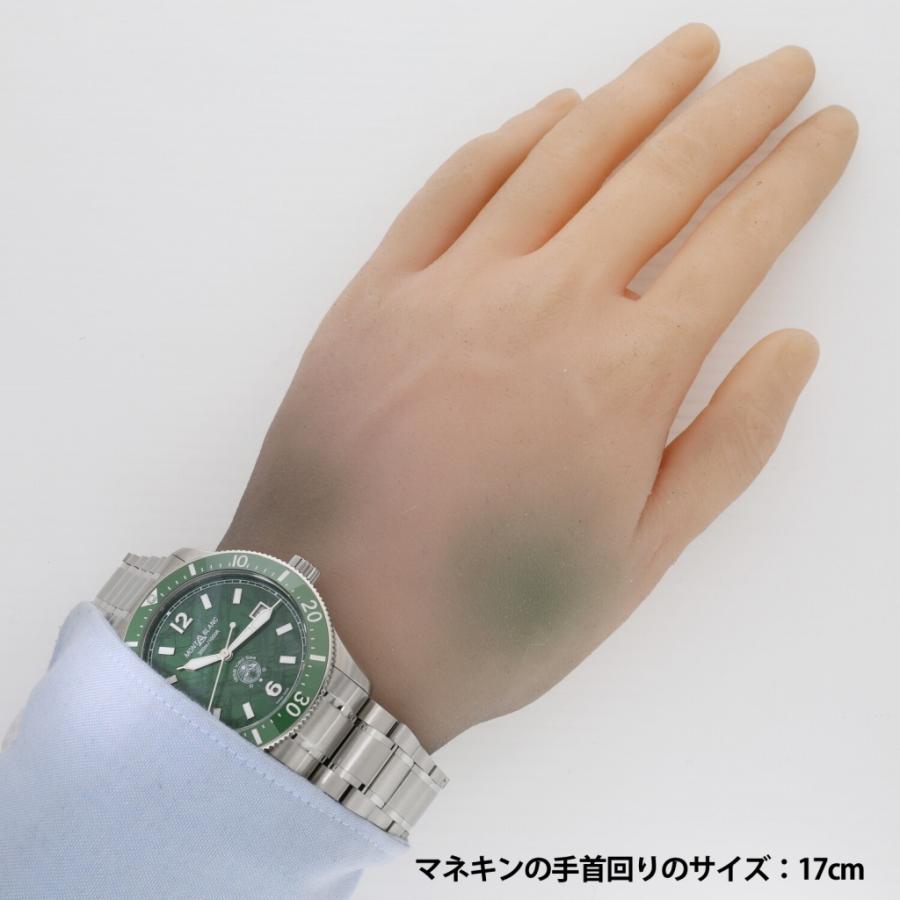 モンブラン 1858 アイスシー オートマティック デイト グリーン MB129373 メンズ 中古 送料無料 腕時計 :m6548:れんず ...
