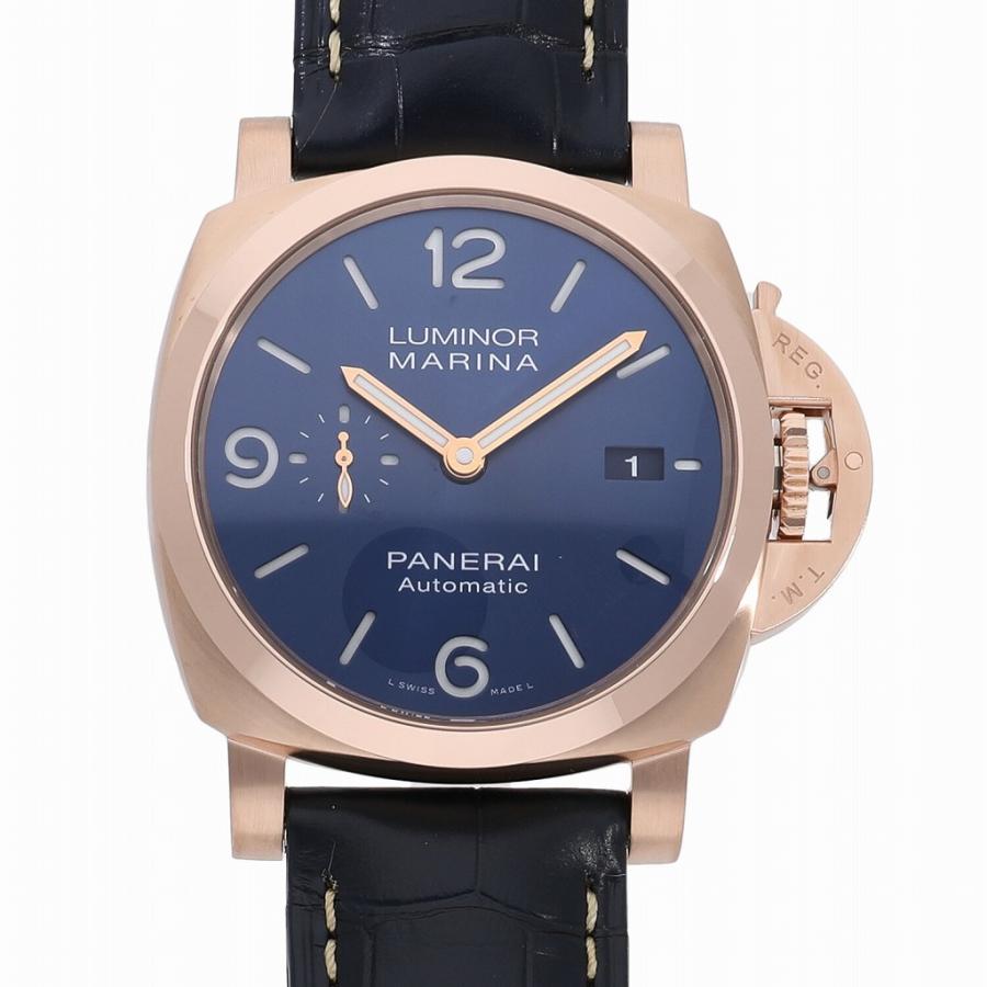 LEMINOR [新品]パネライ ルミノール マリーナ ゴールドテック 44MM ブルー PAM01112 メンズ 送料無料 腕時計 ...