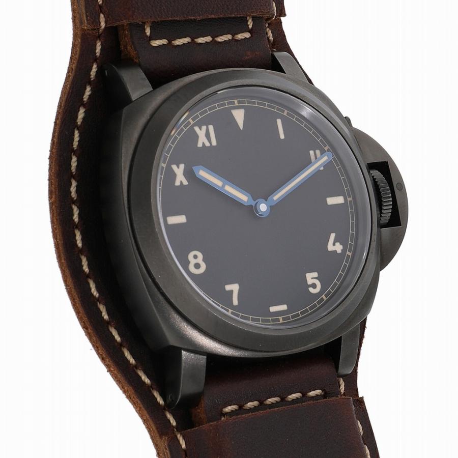 LEMINOR [中古]パネライ ルミノール カリフォルニア 8デイズ DLC ブラック PAM00779 U番 メンズ 送料無料 腕時計 ...