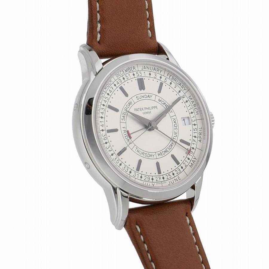 カラトラバ パテックフィリップ コンプリケーション ウィークリー カレンダー シルバー 5212A-001 メンズ 中古 送料無料 腕時計 ...