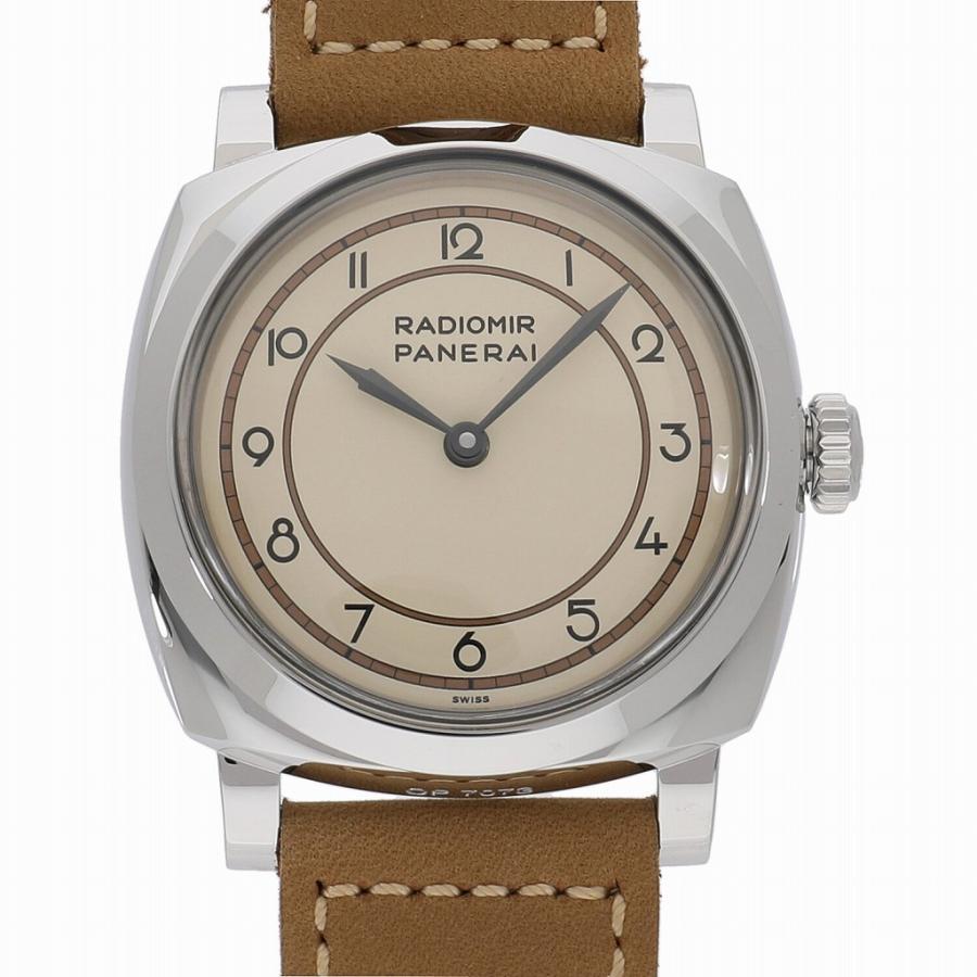 RADIOMIR [中古]パネライ ラジオミール 1940 3デイズ アッチャイオ アイボリー PAM00791 メンズ 送料無料 腕時計 ...
