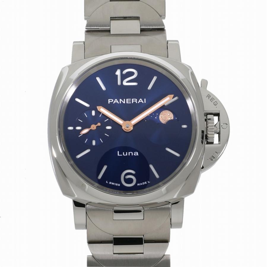 パネライ ルミノール ドゥエ ルナ PAM01179 Y番 ブルー ユニセックス 中古 送料無料 腕時計 : p7716 : れんず ヤフー ...