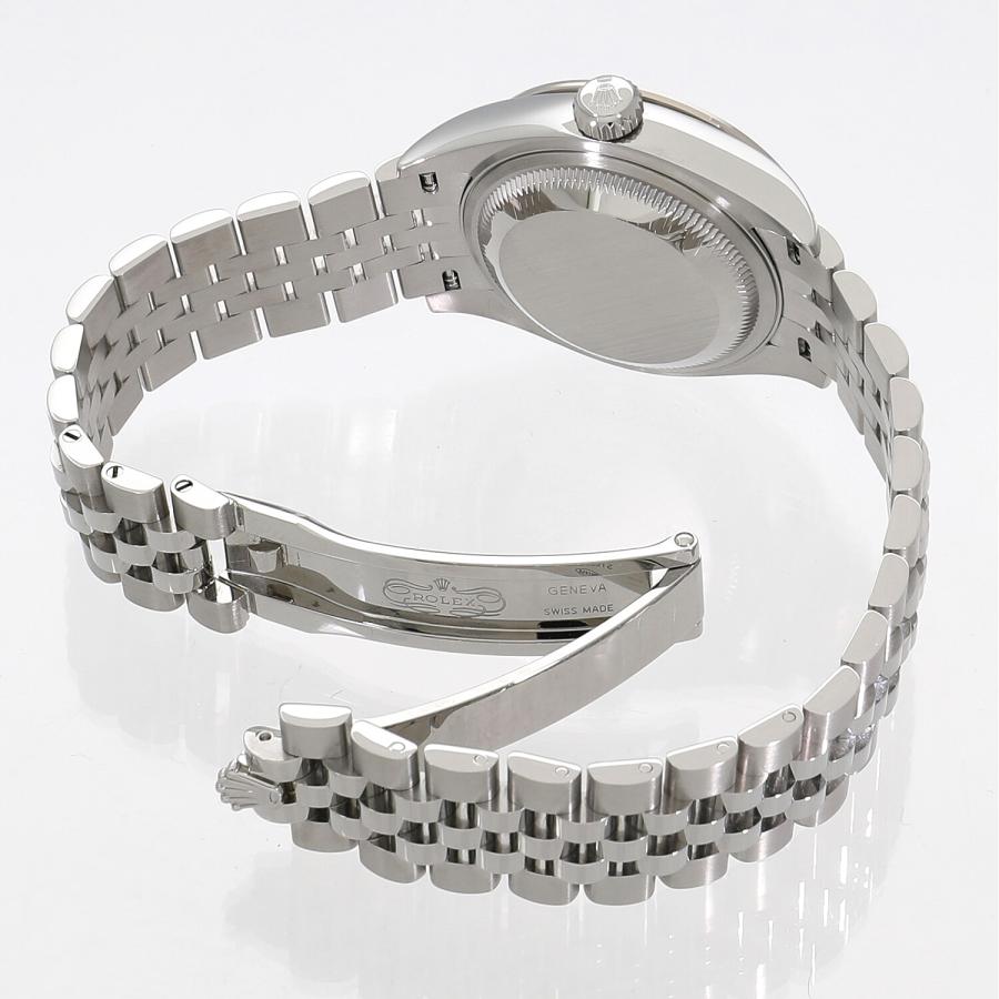 デイトジャスト [未使用]ロレックス レディ 28 279384RBR ランダム シルバー×9Pスター×IXダイヤ レディース 送料無料 腕 ...