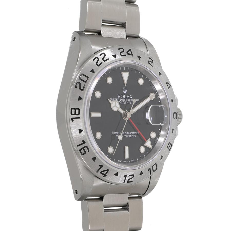 エクスプローラー（ROLEX） ロレックス エクスプローラーII 16570 U番 ブラック メンズ 中古 送料無料 腕時計 : れんず ヤフーショッピング店 - 通販 - Yahoo!ショッピング