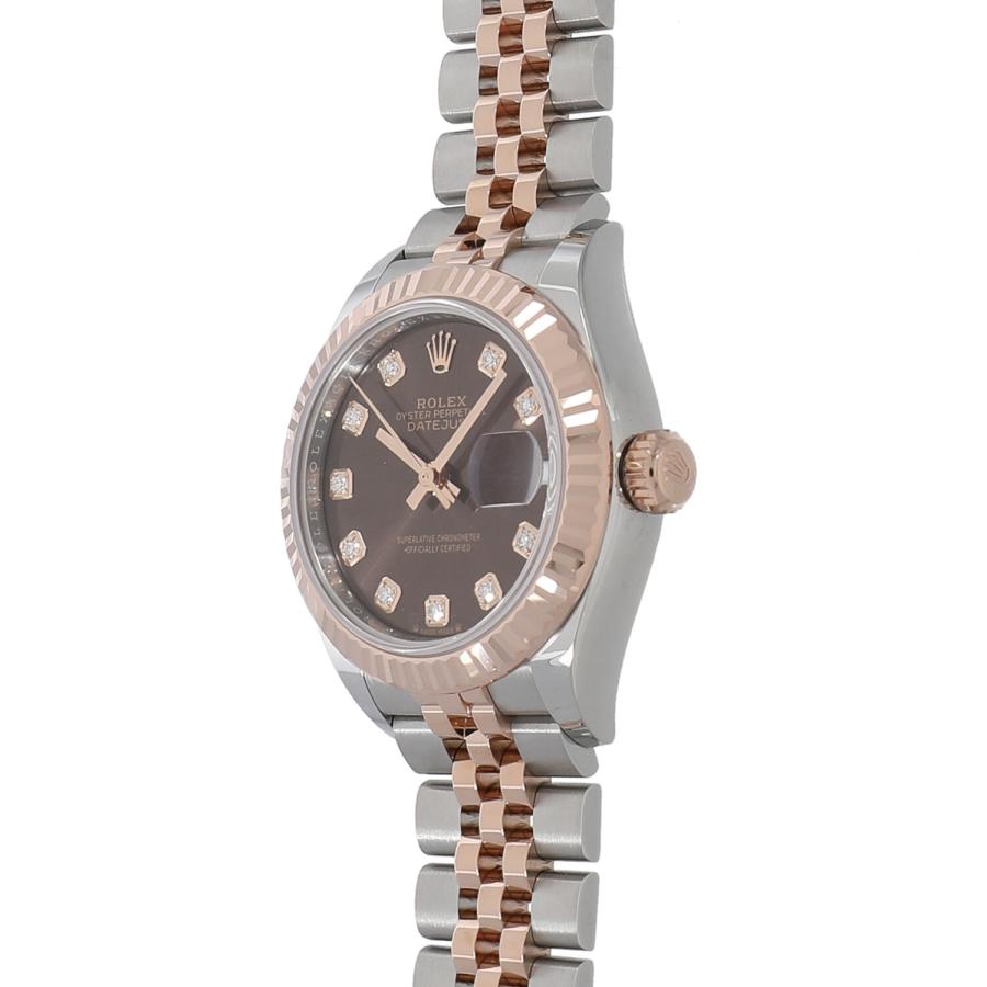 デイトジャスト [未使用]ロレックス 28 279171G チョコレート×10Pダイヤ レディース 送料無料 腕時計 : れんず ヤフー ...