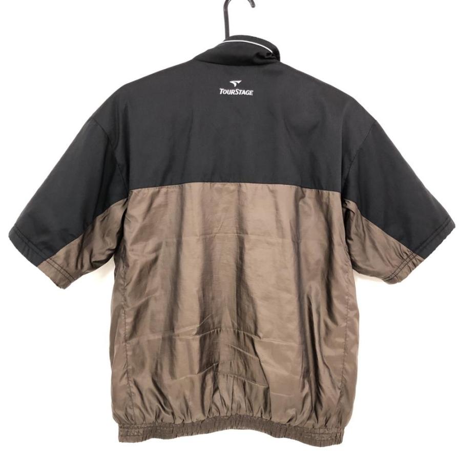 TOURSTAGE ツアーステージ 半袖中綿ジャケット 黒×ブラウン メンズ M ゴルフウェア : レオナード - 通販 - Yahoo!ショッピング