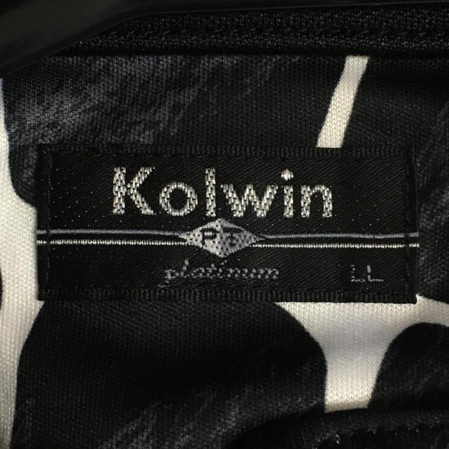 【超美品】Kolwin コルウィン ワンピース 黒×白 ハーフジップ 一部柄 レディース LL ゴルフウェア : レオナード - 通販 - Yahoo!ショッピング