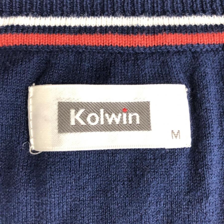 70%OFF価格／(美品)Kolwin コルウィン ニットベスト ネイビー×レッド Vネック レディース M ゴルフウェア : 1-240001063117 : レオナード - 通販 ...