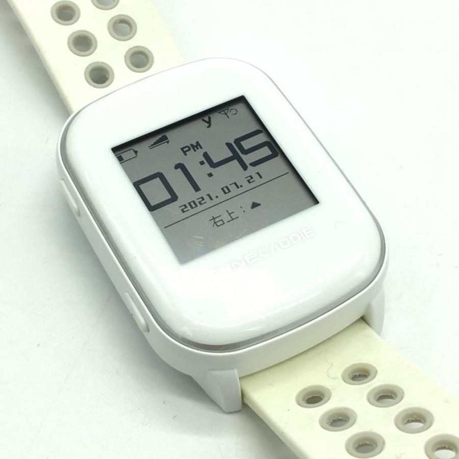 ★20%OFF価格★FINECADDIE ファインキャディ ゴルフナビ 白 M300 GPS 腕時計型 通電確認済 ゴルフ : レオナード ...