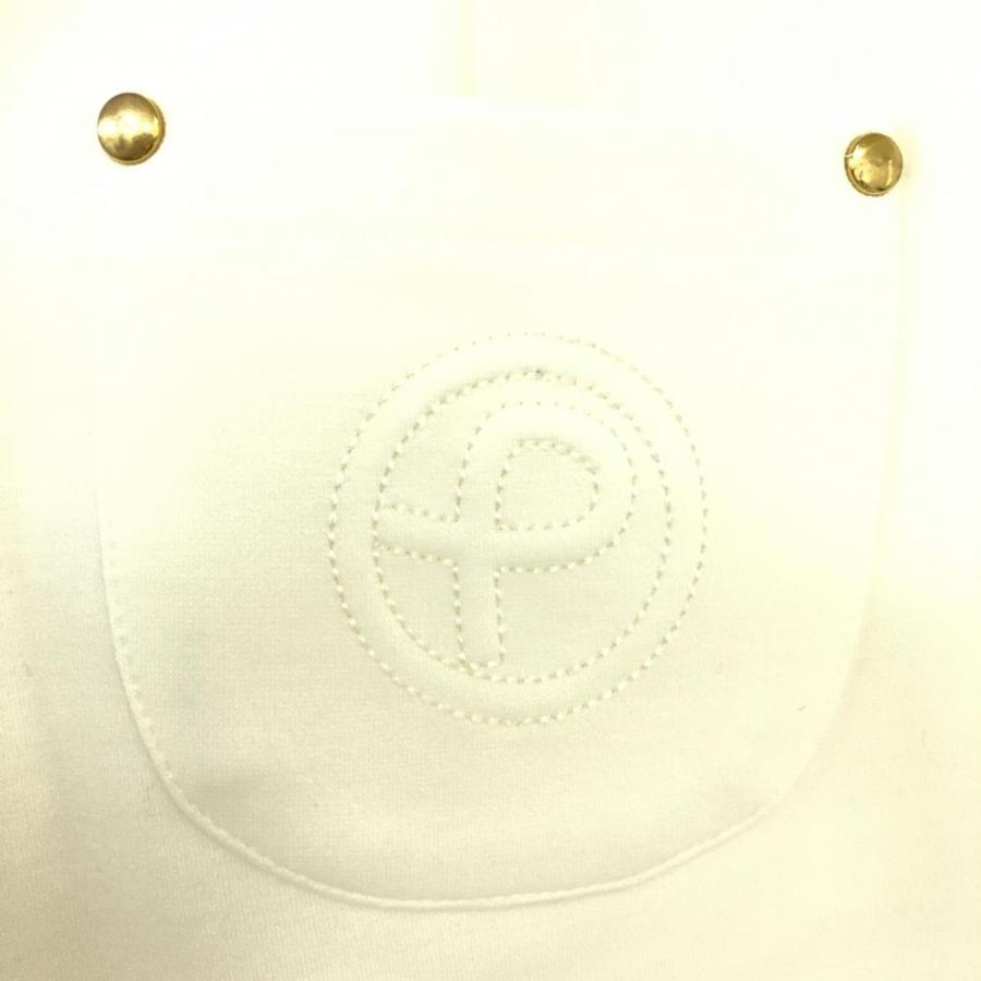 Riahn et parmic 切替ナイロンパンツ アイボリー ストレッチ 刺しゅう レディース 2L ゴルフウェア parmic（美品 ...