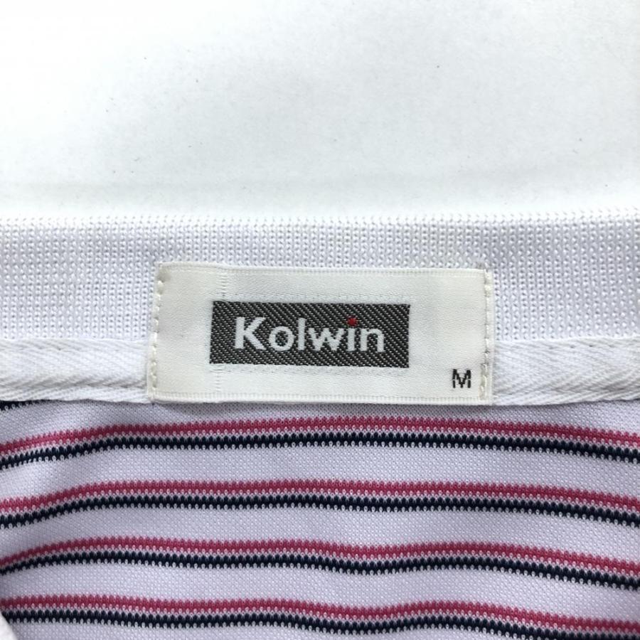 Kolwin コルウィン 半袖ポロシャツ ピンク×ネイビー ボーダー レディース M ゴルフウェア Kolwin／SALE価格 : レオナード - 通販 - Yahoo!ショッピング