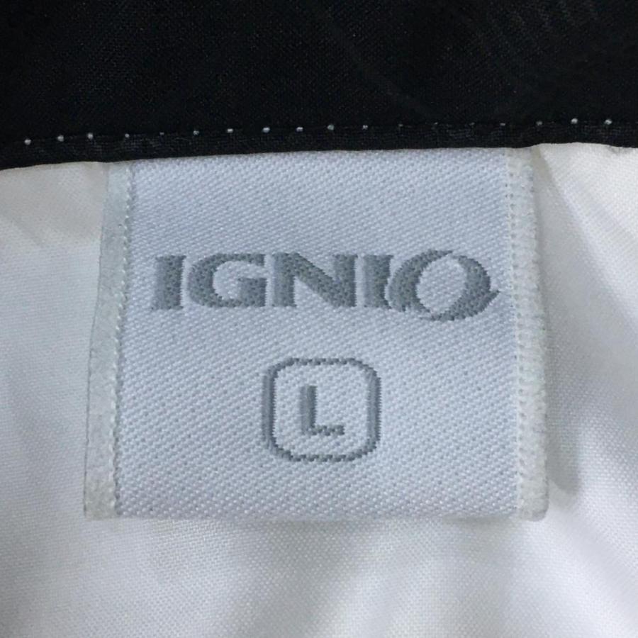 イグニオ 半袖ブルゾン 白×黒 サイドライン ハーフジップ メンズ L ゴルフウェア IGNIO／55%OFF価格 :1-240001088733:レオナード - 通販 - Yahoo!ショッピング