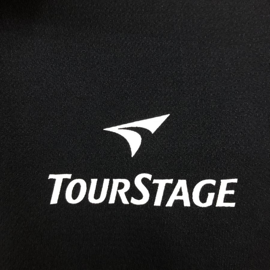 ツアーステージ 半袖ポロシャツ 黒×白 襟裏ロゴ ストレッチ メンズ L ゴルフウェア TOURSTAGE／70%OFF価格 : 1-240001092804 : レオナード - 通販 ...