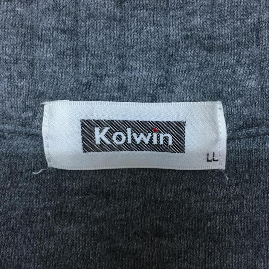 Kolwin（コルウィン） 切替ブルゾン グレー ハーフジップ レディース LL ゴルフウェア （美品）／80%OFF価格 : レオナード - 通販 - Yahoo!ショッピング