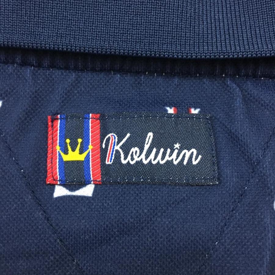 Kolwin（コルウィン） 半袖ポロシャツ ネイビー×白 総柄 大きいサイズ レディース 3L ゴルフウェア （美品）／40%OFF価格 : レオナード - 通販 - Yahoo!ショッピング