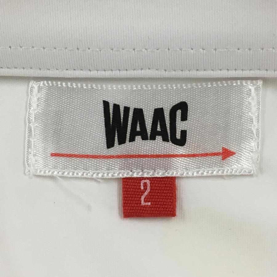 ワック 半袖ポロシャツ 白 ストレッチ ロゴプリント メンズ 2(L) ゴルフウェア WAAC : レオナード - 通販 - Yahoo!ショッピング