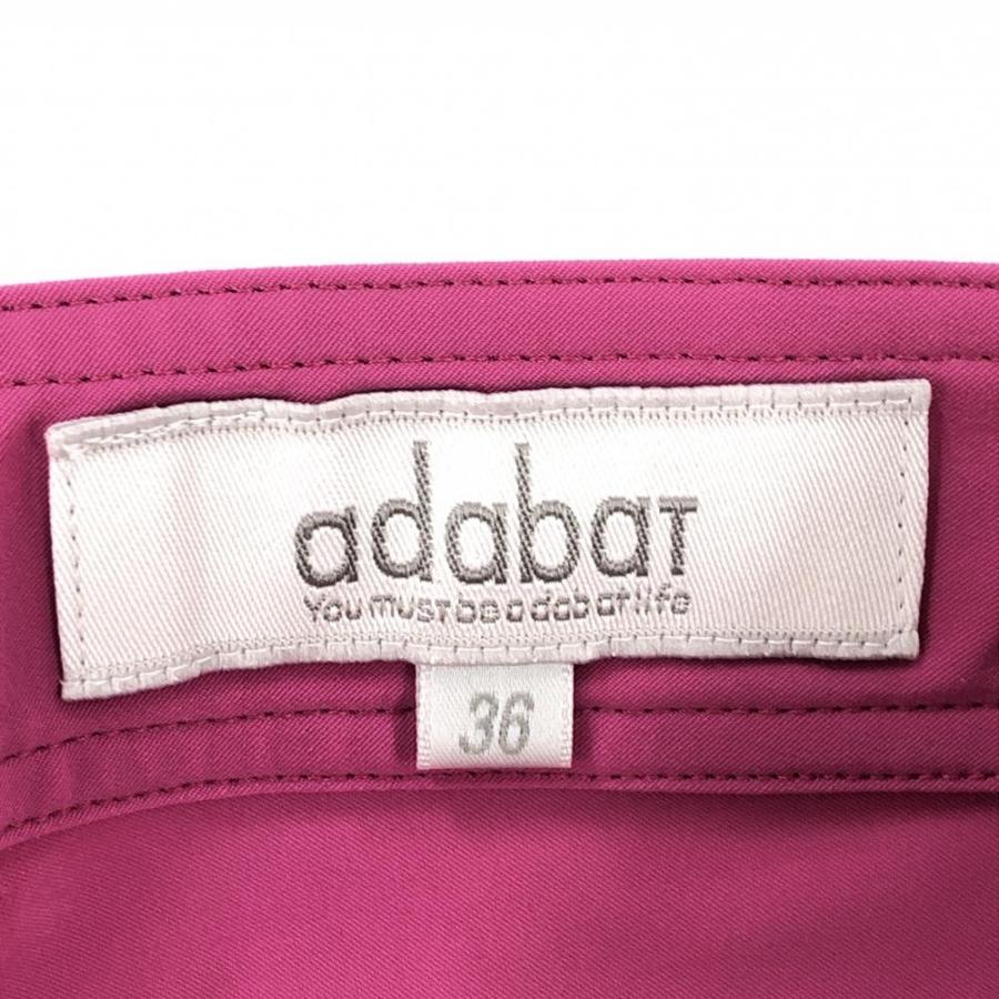 【超美品】アダバット 半端丈パンツ ピンク×白 ストレッチ レディース 36(S) ゴルフウェア adabat／40%OFF価格 : レオナード - 通販 - Yahoo!ショッピング