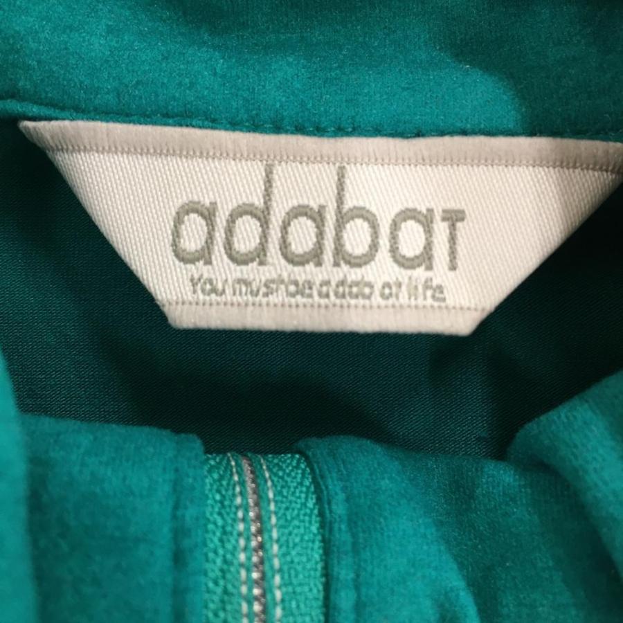 【美品】アダバット 切替長袖ハイネックシャツ グリーン×ネイビー ハーフジップ 微起毛 レディース 38(M) ゴルフウェア adabat／45%OFF価格 : レオナード - 通販 ...