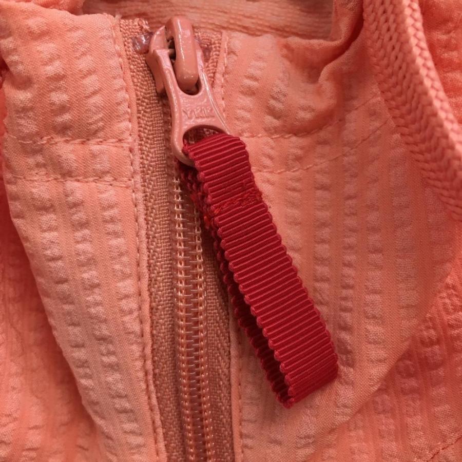 【超美品】コルウィン ジップパーカー サーモンピンク サッカー生地 ストレッチ リブボーダー レディース LL ゴルフウェア Kolwin／5%OFF価格 : レオナード - 通販 ...
