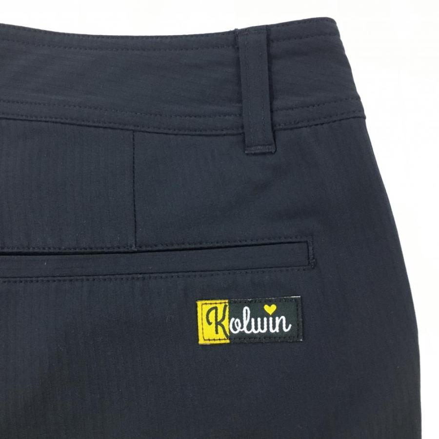 Kolwin コルウィン パンツ ネイビー 地模様 レディース 7 ゴルフウェア Kolwin（美品）／SALE価格 : レオナード - 通販 - Yahoo!ショッピング
