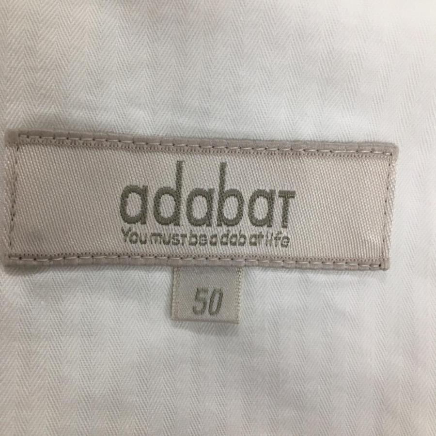 アダバット パンツ 白×ネイビー 総柄 ストレッチ メンズ 50 ゴルフウェア adabat／25%OFF価格 : レオナード - 通販 - Yahoo!ショッピング
