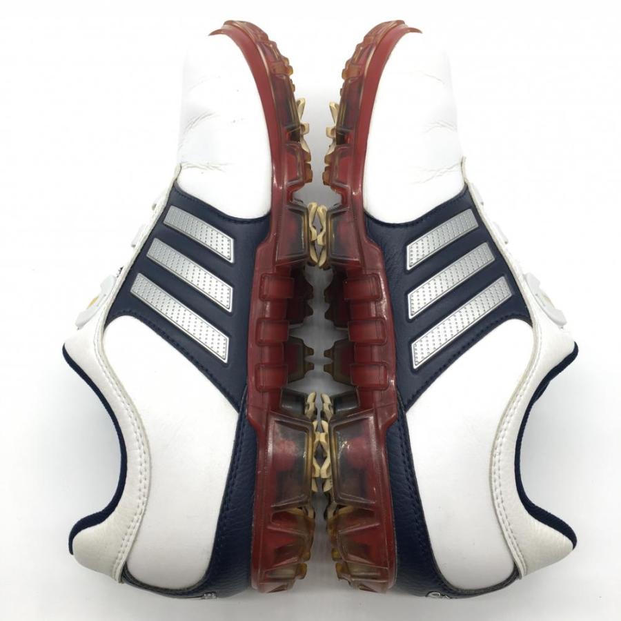 アディダス ゴルフシューズ 白×ネイビー EVN791001 メンズ 25.5 ゴルフウェア adidas : レオナード - 通販 ...