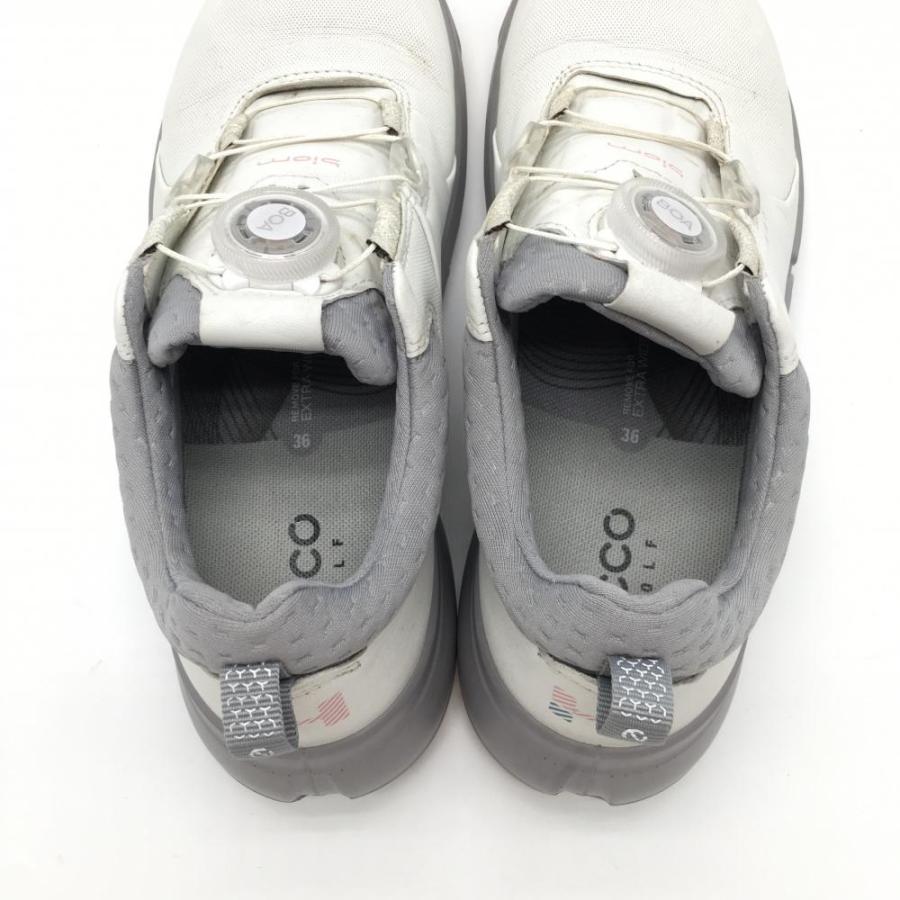 エコー ゴルフシューズ 白×グレー BIOM H4 10821359021 BOA GORE-TEX スパイクレス レディース EU36(23cm相当） ゴルフウェア ecco／SALE価格 ...