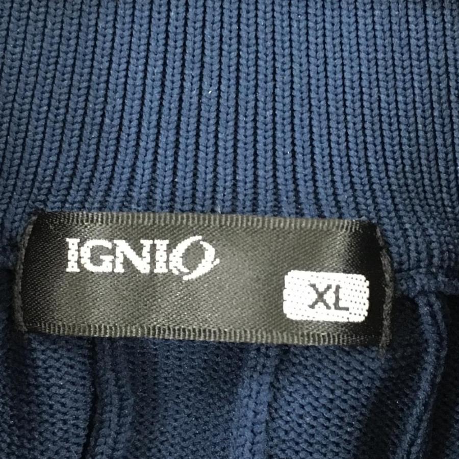 イグニオ ハイネックセーター ネイビー ケーブル編み ハーフジップ 胸ポケット付 メンズ XL ゴルフウェア IGNIO（超美品）／40%OFF価格 : 1-240001152883 ...