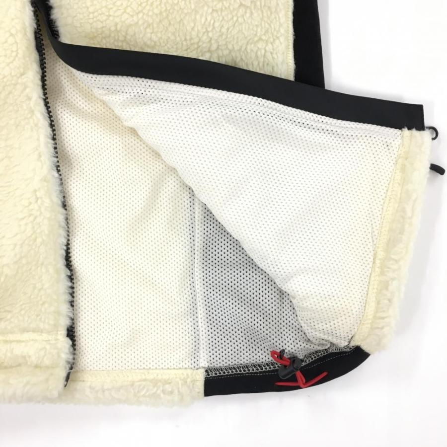 超美品】ブリーフィング ボアベスト アイボリー×黒 サイド 超美品】ブリーフィング ボアベスト アイボリー×黒 サイド