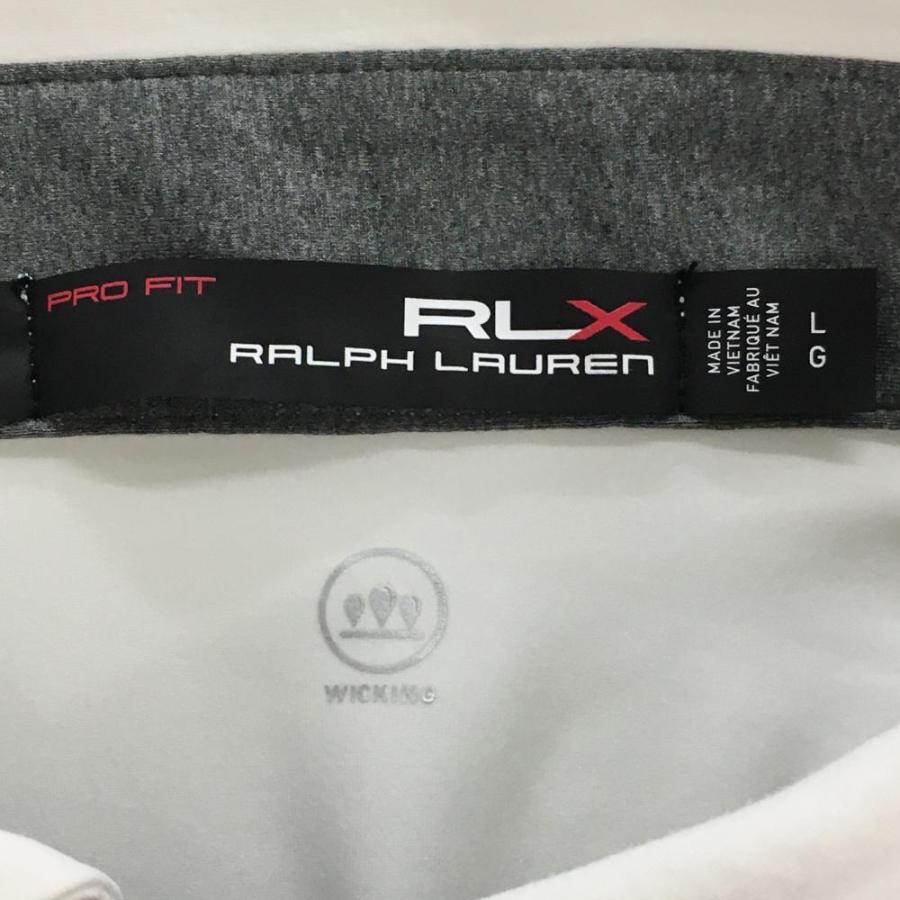 【美品】RLXラルフローレン 半袖ポロシャツ 白 ロゴプリント ストレッチ メンズ LG ゴルフウェア Ralph Lauren : レオナード - 通販 - Yahoo!ショッピング