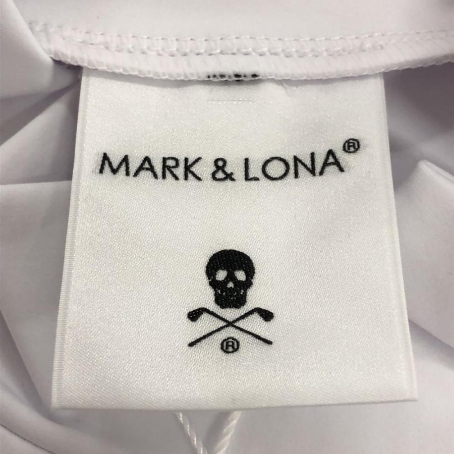 MARK&LONA マークアンドロナ 半袖ハイネックシャツ 白×黒 レディース 38(M) ゴルフウェア 2023年モデル MARK＆LONA（新品）／SALE価格 : レオナード - 通販 ...