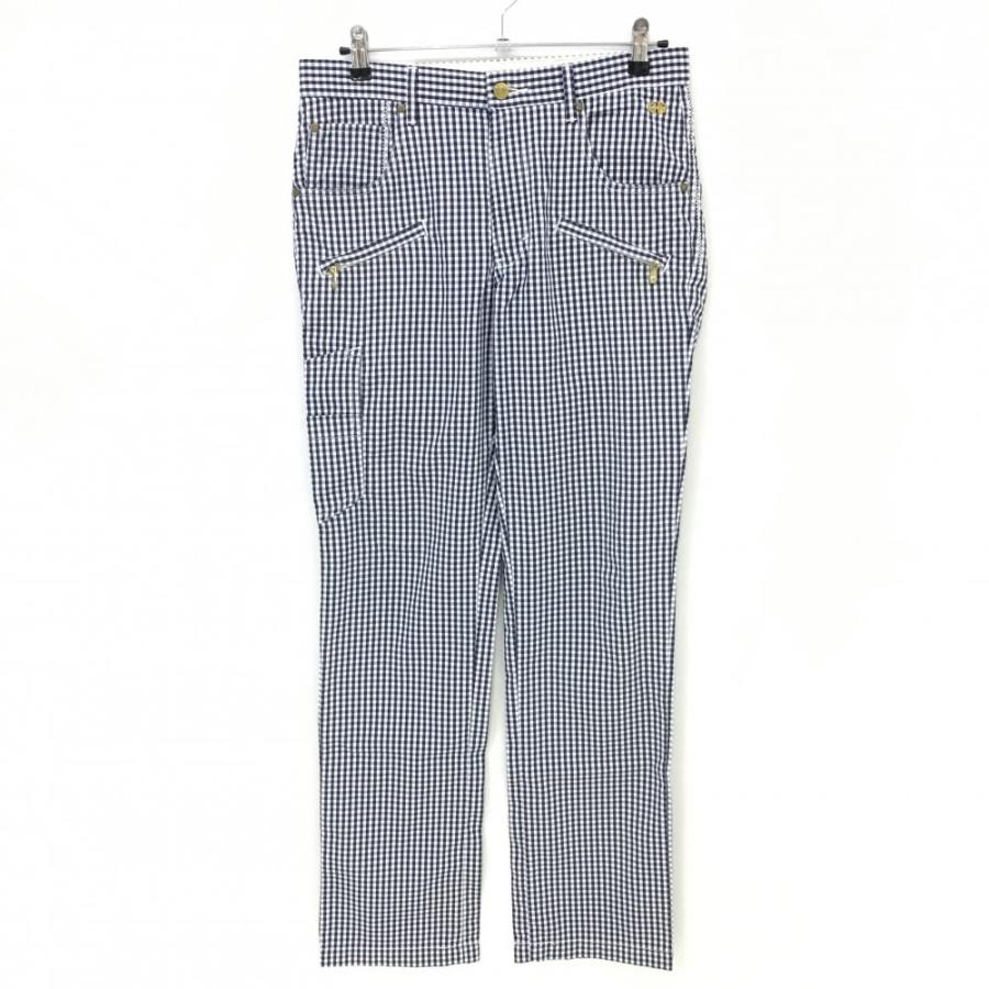 EDWIN GOLF エドウィンゴルフ パンツ ネイビー×白 ギンガムチェック 複数ポケット メンズ M ゴルフウェア GOLF／SALE価格 : レオナード - 通販 - Yahoo!ショッピング