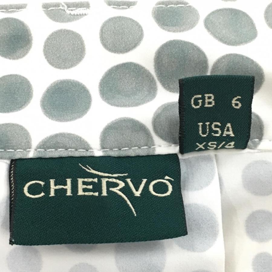 CHERVO 【超美品】シェルボ スカート 白×グレー ドット ボックスプリーツ ストレッチ レディース USA-XS/4 ゴルフウェア : レオナード - 通販 - Yahoo!ショッピング