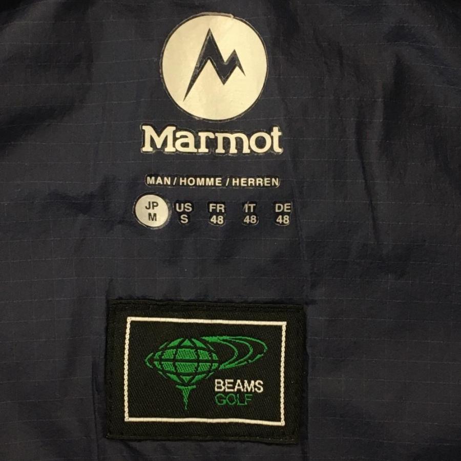 Marmot（マーモット） 【美品】マーモット×ビームスゴルフ ジャケット グレー ネック裏起毛 メッシュ調裏地 メンズ M ゴルフウェア ...