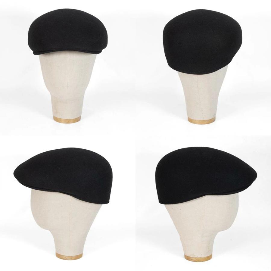 EDHAT エドハット ハンチング キャスケット 日本製 ウール ヘリンボーン ツイード サイズ調節 帽子 8パネル ゆったり 大きめ 送料 ...