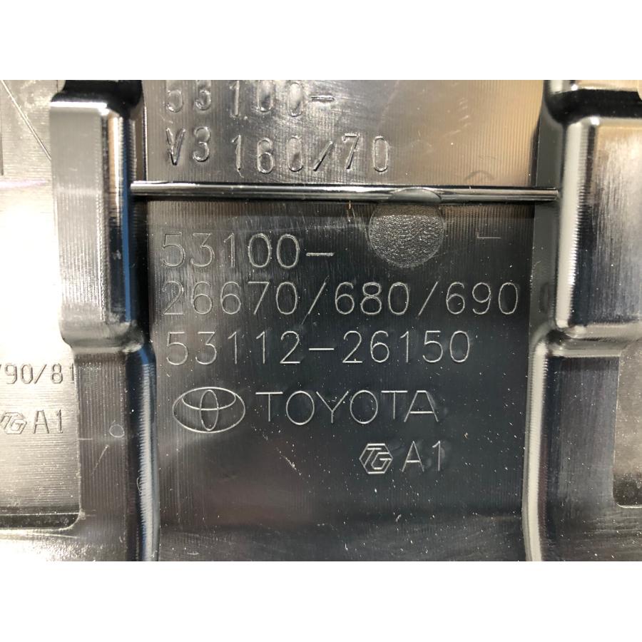 ♪新車外し♪ハイエース DX 200系 7型 標準 純正 フロントグリル 53100-26670 シルバー（G43-70m） : Reパーツ ...