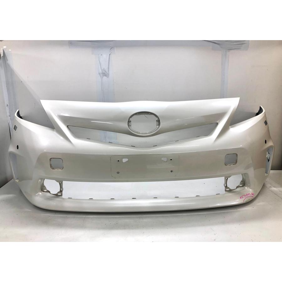 トヨタ プリウスα ZVW40 前期 純正 フロントバンパー 52119-47440 パール（B23-12m） : b23-12 : Reパーツ - 通販 - Yahoo!ショッピング