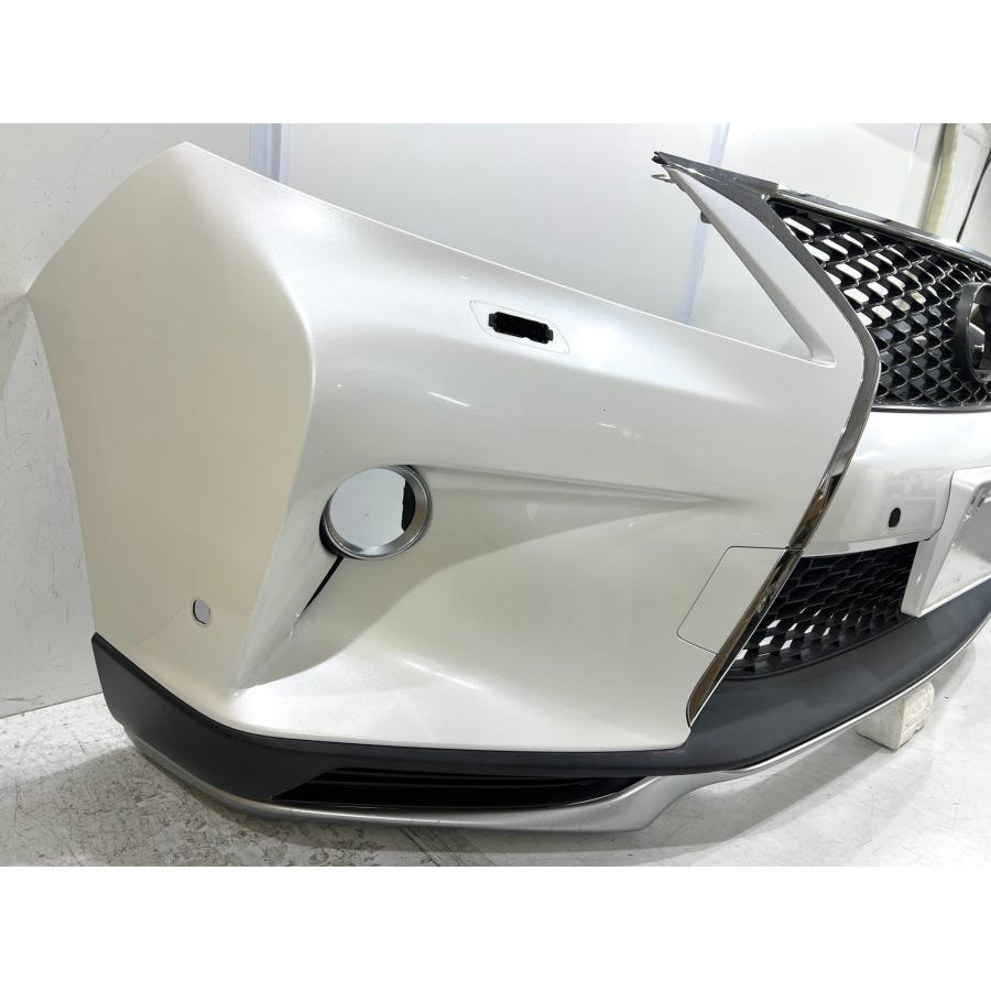 レクサスRX F/スポーツ AGL10/GGL10 後期 純正フロントバンパー・OPスポイラー付き パール077 52119-48760 ...