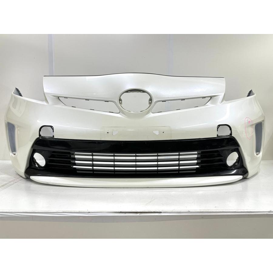 プリウス30 ZVW30 後期 純正フロントバンパー パール 52119-47460 （B38-10） : b38-10 : Reパーツ - 通販 - Yahoo!ショッピング