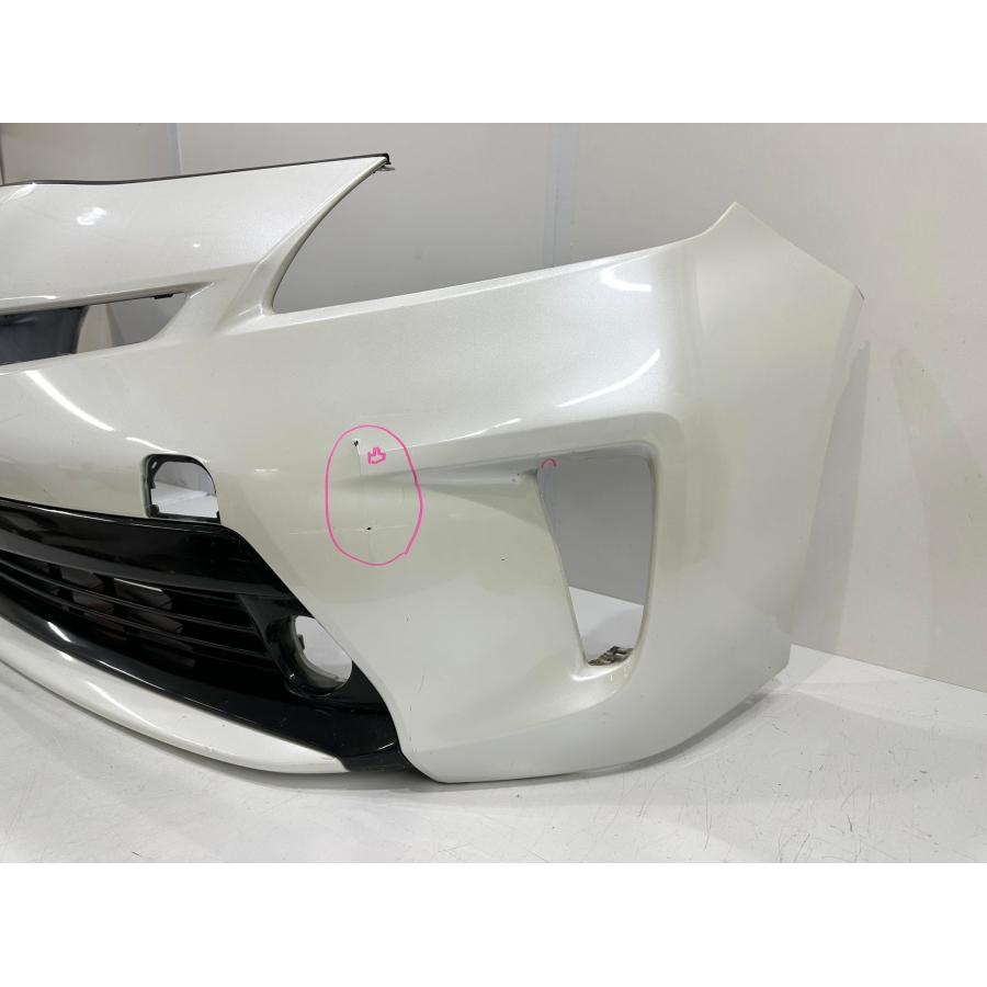 プリウス30 ZVW30 後期 純正フロントバンパー パール 52119-47460 （B38-10） : b38-10 : Reパーツ - 通販 - Yahoo!ショッピング