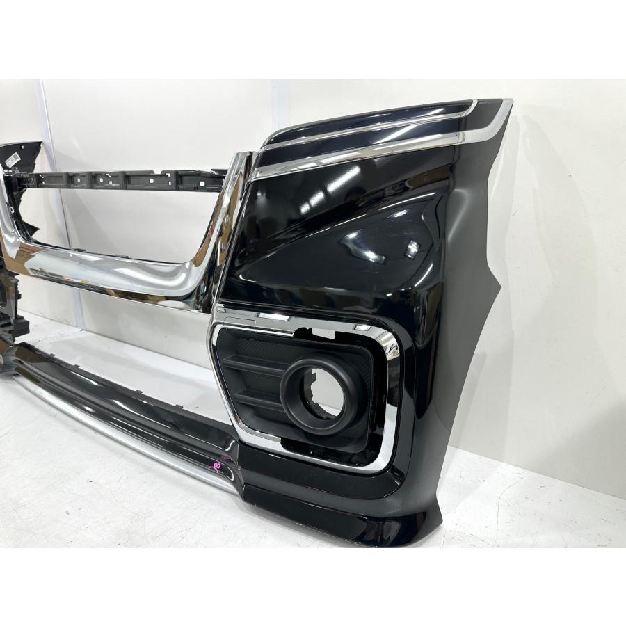 スペ−シアカスタム MK53S 純正フロントバンパー・OPヘッドライトアンダーガーニッシュ付 黒メタリックZJ3 71711-79R5 （B40-76） : Reパーツ - 通販 ...