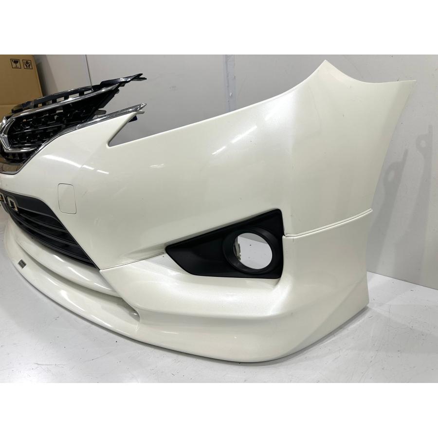 【モデリスタ】マークX GRX130 中期 純正フロントバンパー・スポイラー付 パール062 52119-22B10 （B45-17 ...